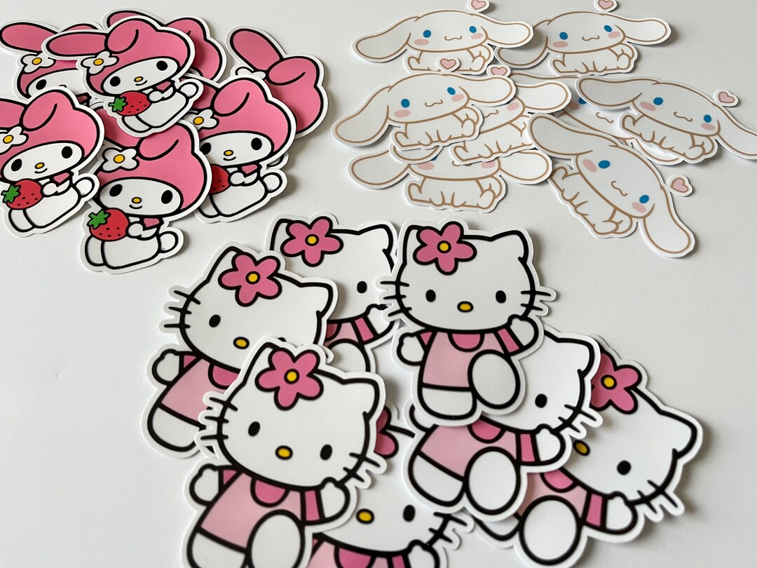 Single Sanrio Sticker, Hello Kitty, My Melody, Cinnamonroll, Laptop ...