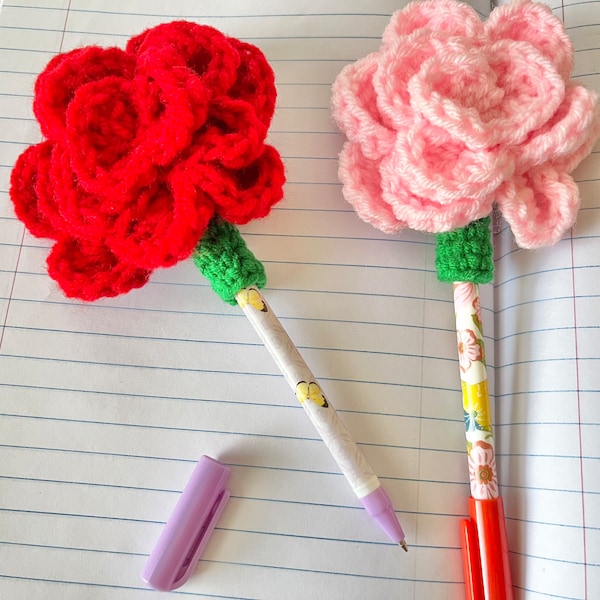 Crochet Pencil Topper - Etsy