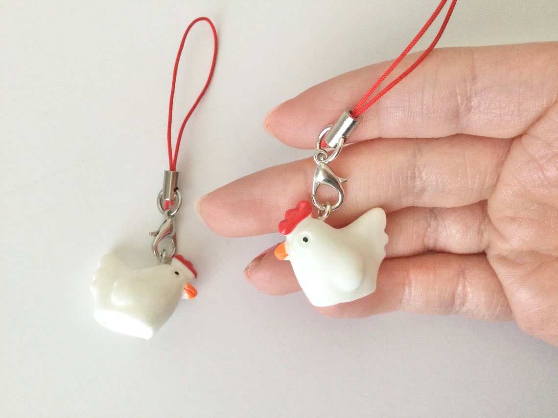 Cartoon Animal Resin Charms, Cute Animal Phone Charms, Keychains Bumble ...
