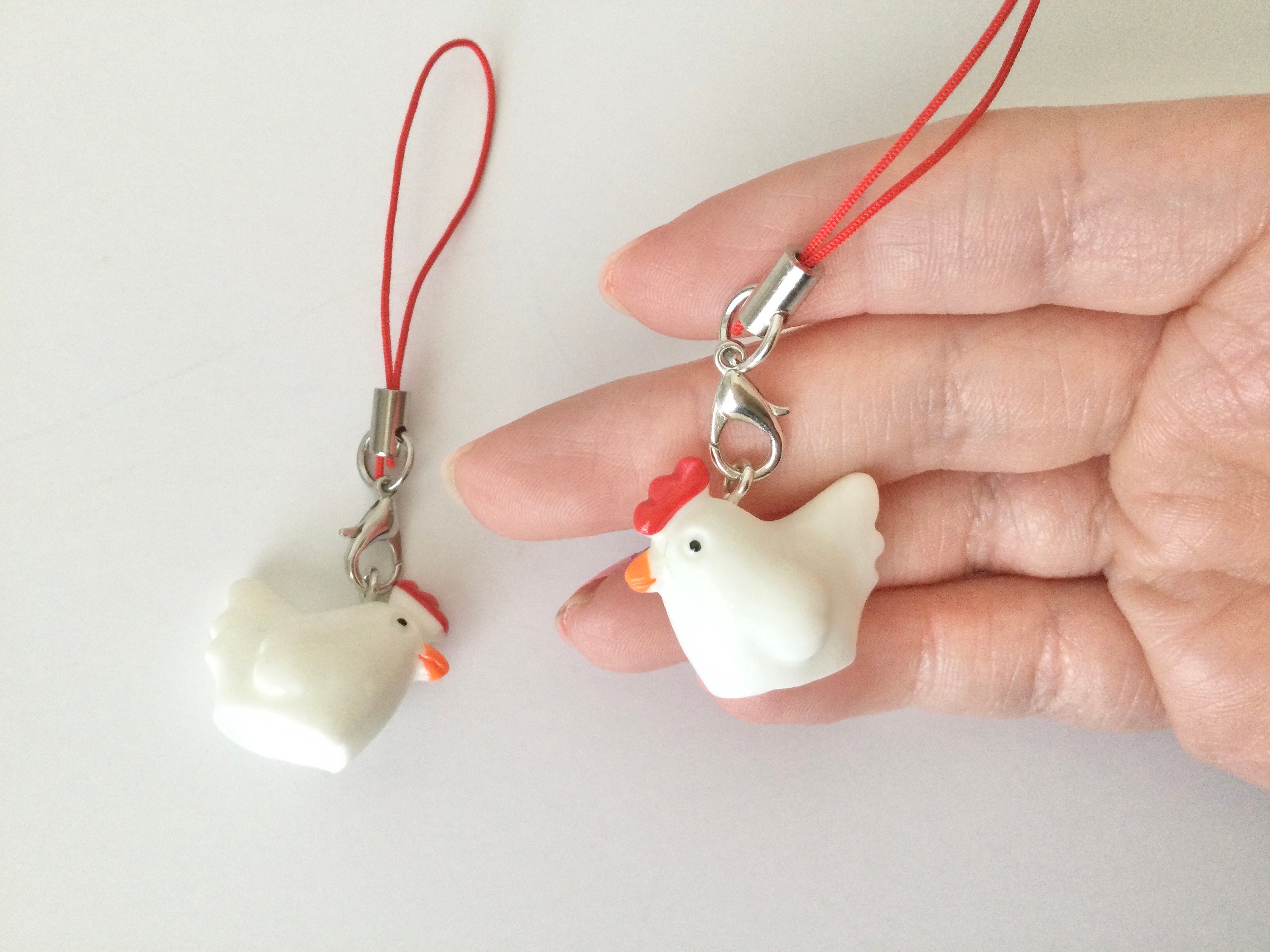 Cartoon Animal Resin Charms, Cute Animal Phone Charms, Keychains Bumble ...