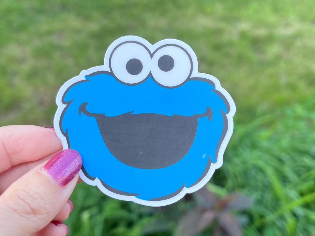 Single Character Sticker, Cookie Monster, Elmo, Kriby, Pikachu ...