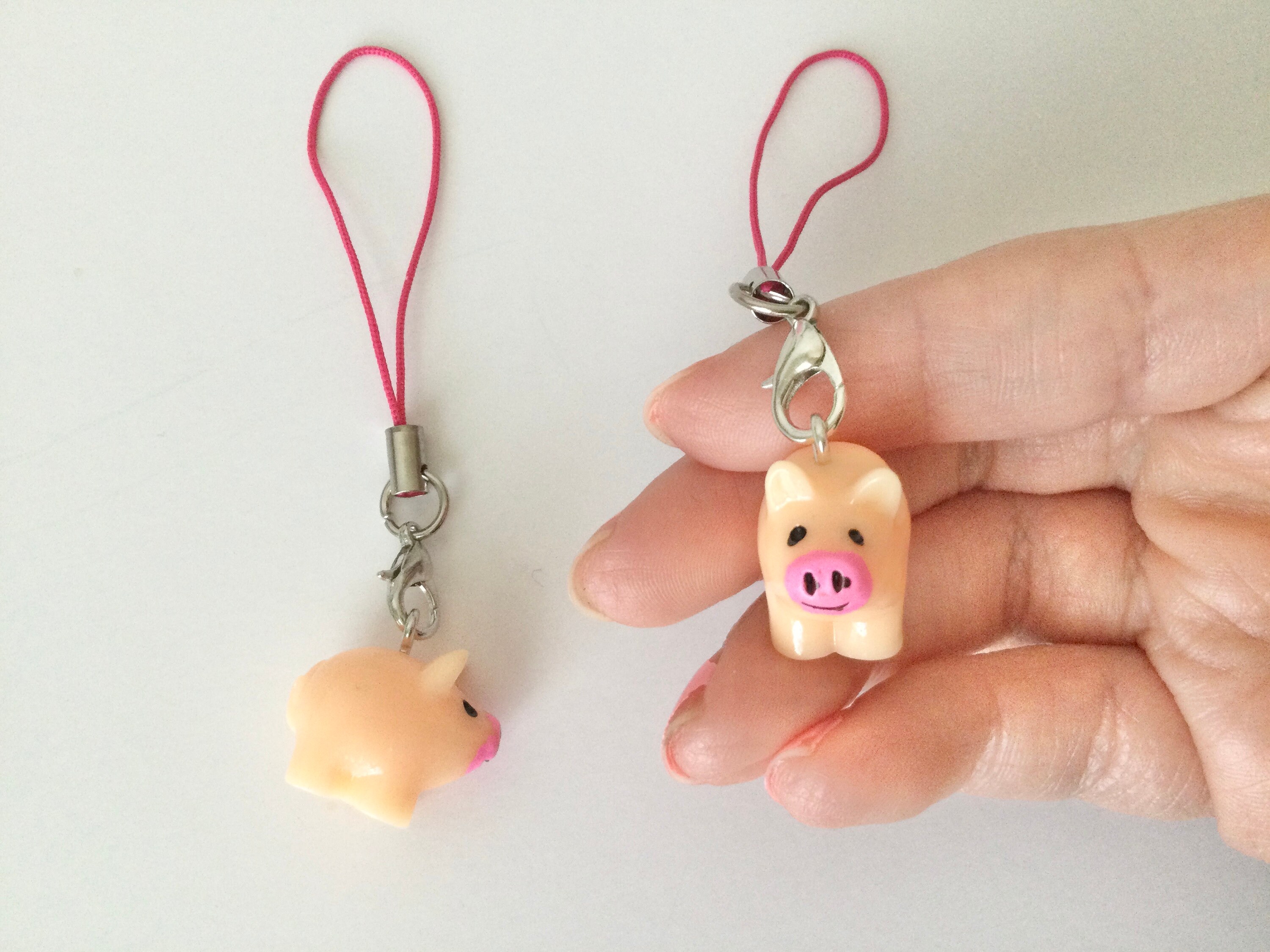 Cartoon Animal Resin Charms, Cute Animal Phone Charms, Keychains Bumble ...