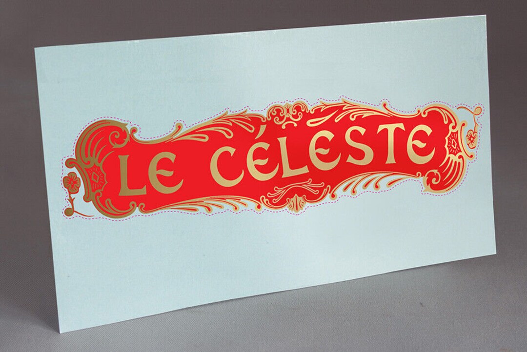 Pre Cut PATHE LE CELESTE Water Slide Decal Gramophone Phonograph - Etsy