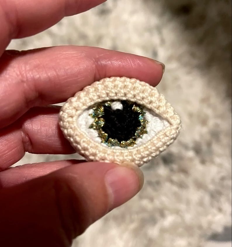 Human Eyes Crochet Pattern - Etsy