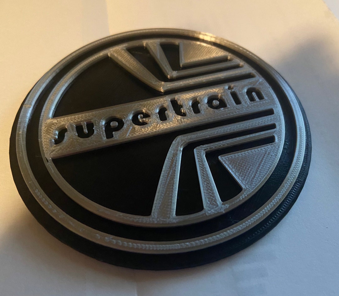 Supertrain Logo Badge From 1970’s Television Silver and Black - Etsy