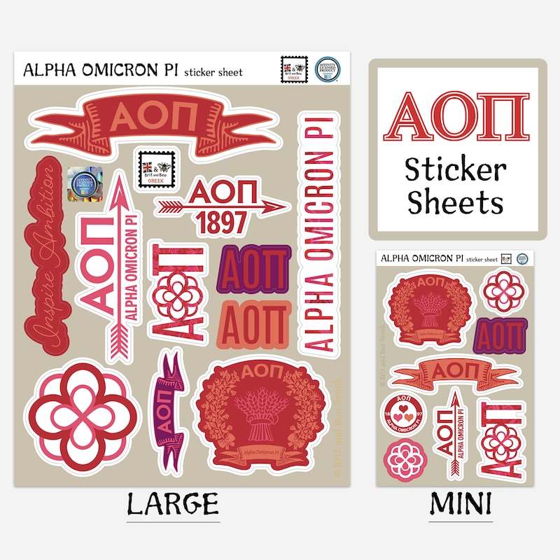 Alpha Omicron Pi - Etsy