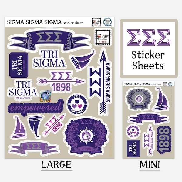 Tri Sigma - Etsy
