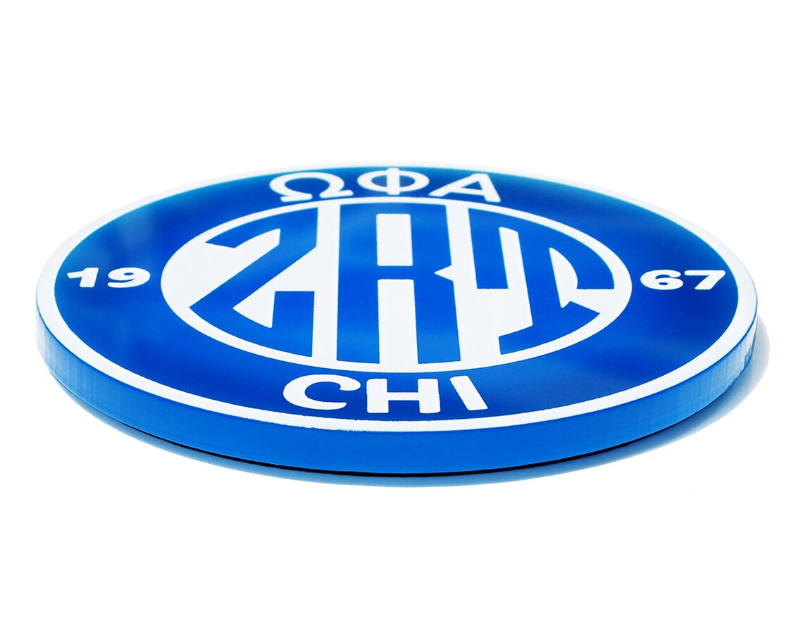 Omega Phi Alpha Sorority Monogram Coaster Circular Monogram | Etsy