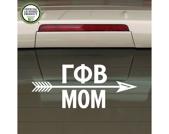 Gamma Phi Beta Mom Arrow Decal - Etsy