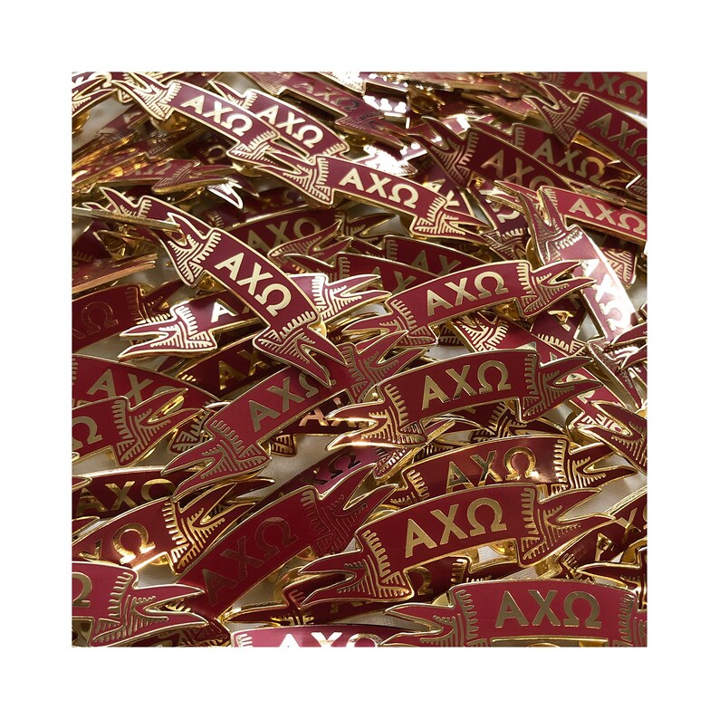 Alpha Chi Omega Sorority Pin - Etsy