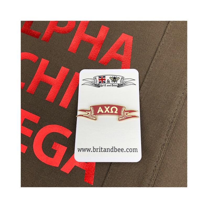 Alpha Chi Omega Sorority Pin - Etsy