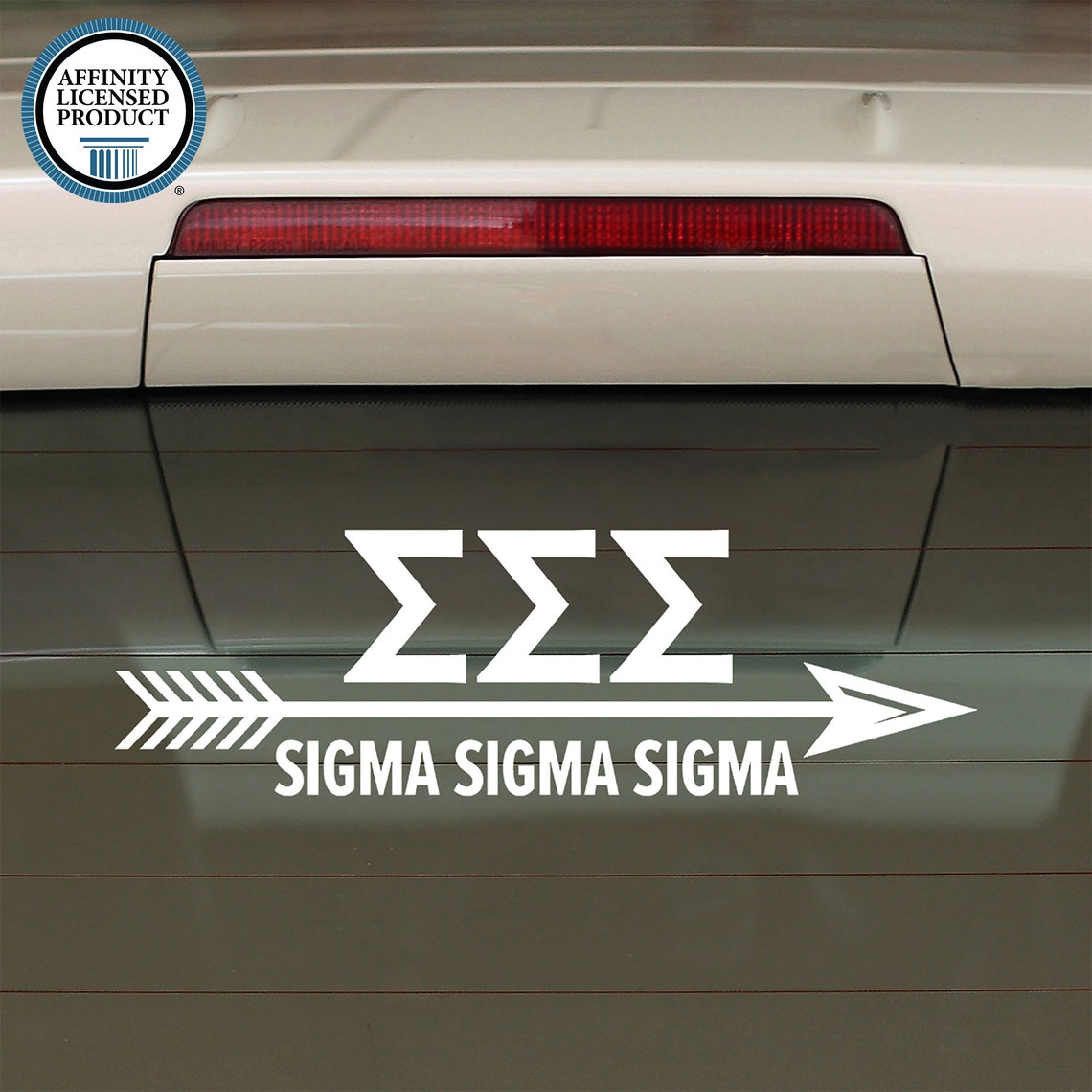Sigma Sigma Sigma Arrow Decals | 6 Design Options - Etsy