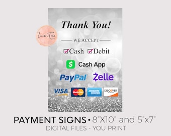 Vendor Payment Sign - Etsy