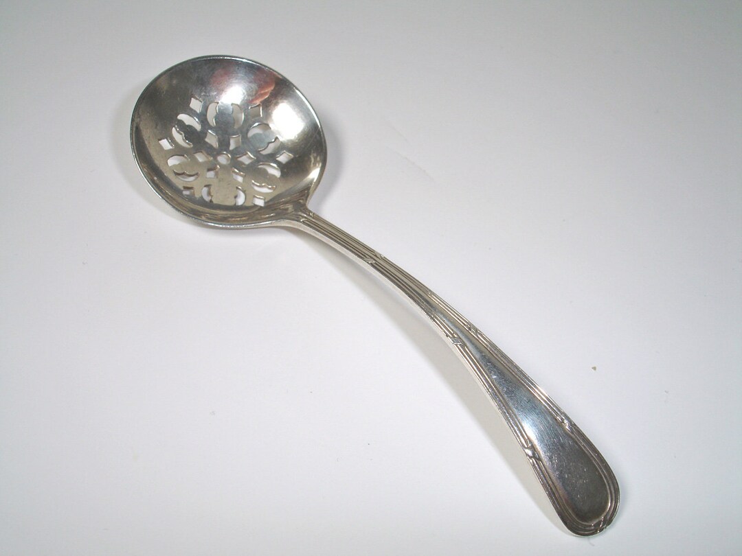 Sugar Sifter Spoon Silver Plated EPNS SMALL Slotted Ladle - Etsy