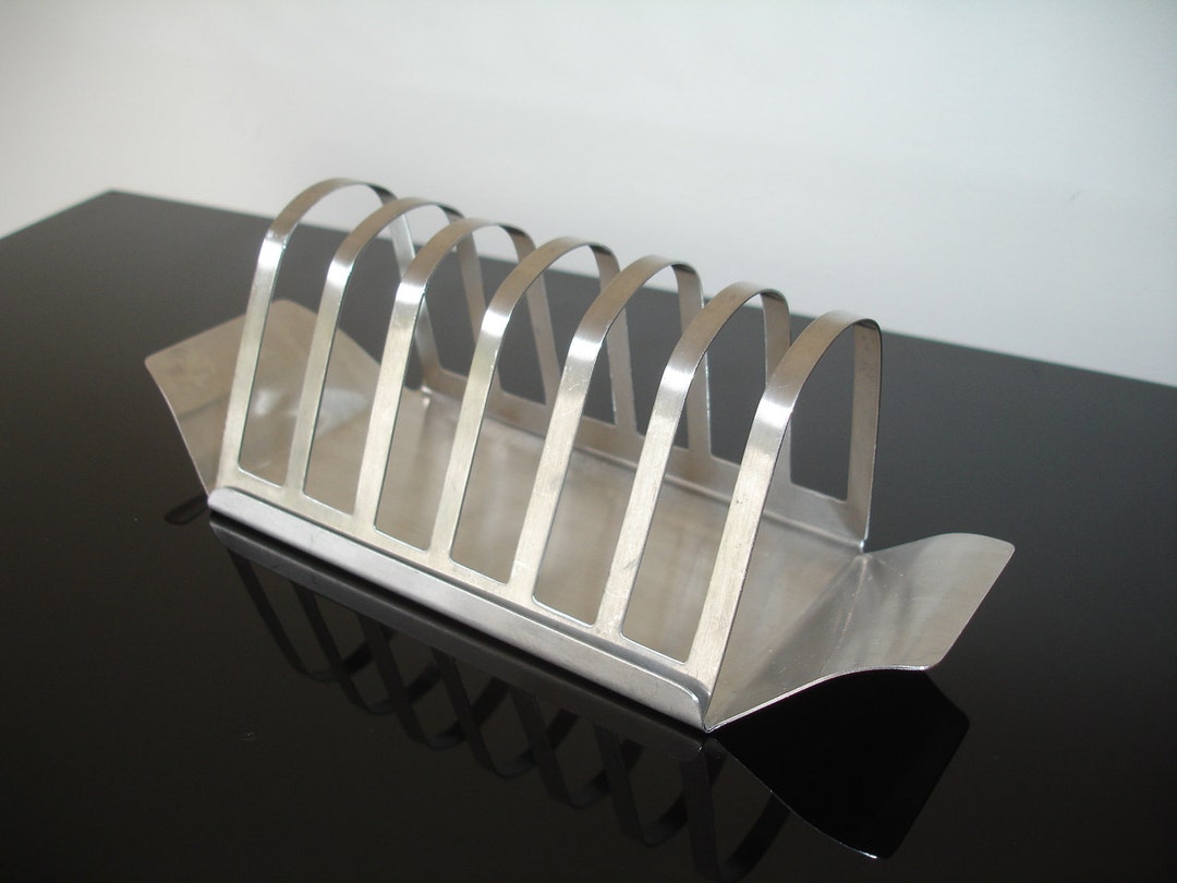 Vintage Toast Rack Chrome Silver Colour Color Metal Empire Stainless ...