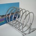 Toast Rack Chrome Silver Colour Color Spiral Coil Metal 6 Slice 1980s ...