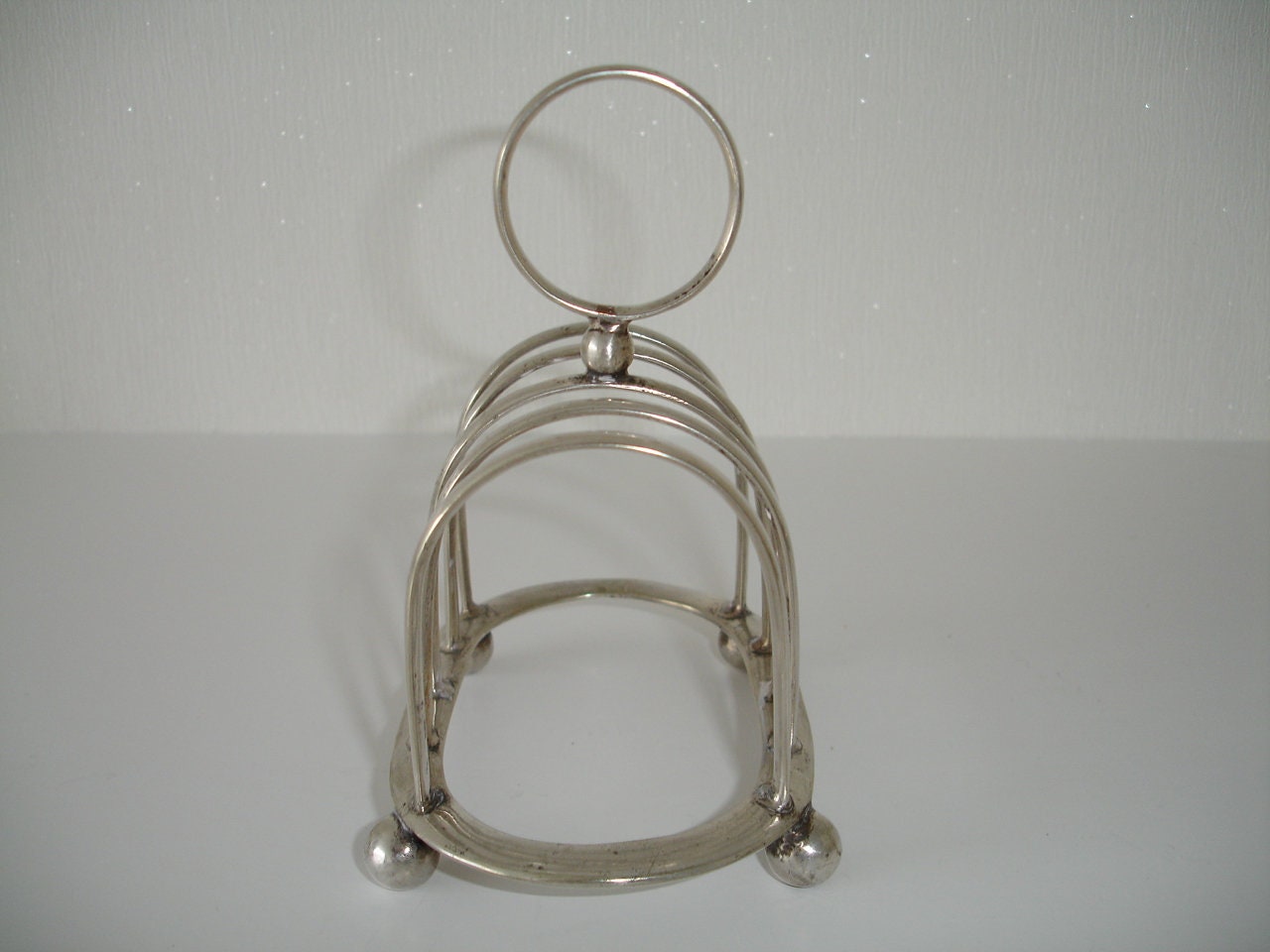 4 Slice Toast Rack EPNS Thick Bread Size Silver Plated Decorative ...