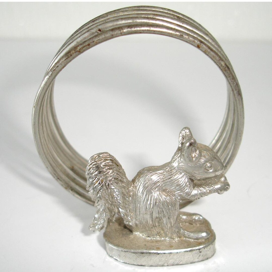 Squirrel Photo Holder Card Holder Spiral Memo Clip Note Holder Letter ...