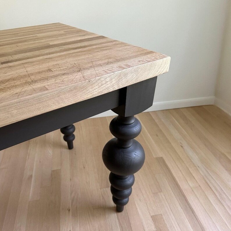 Modern Farmhouse Butcher Block Dining Table or Desk-no Shipping on This ...