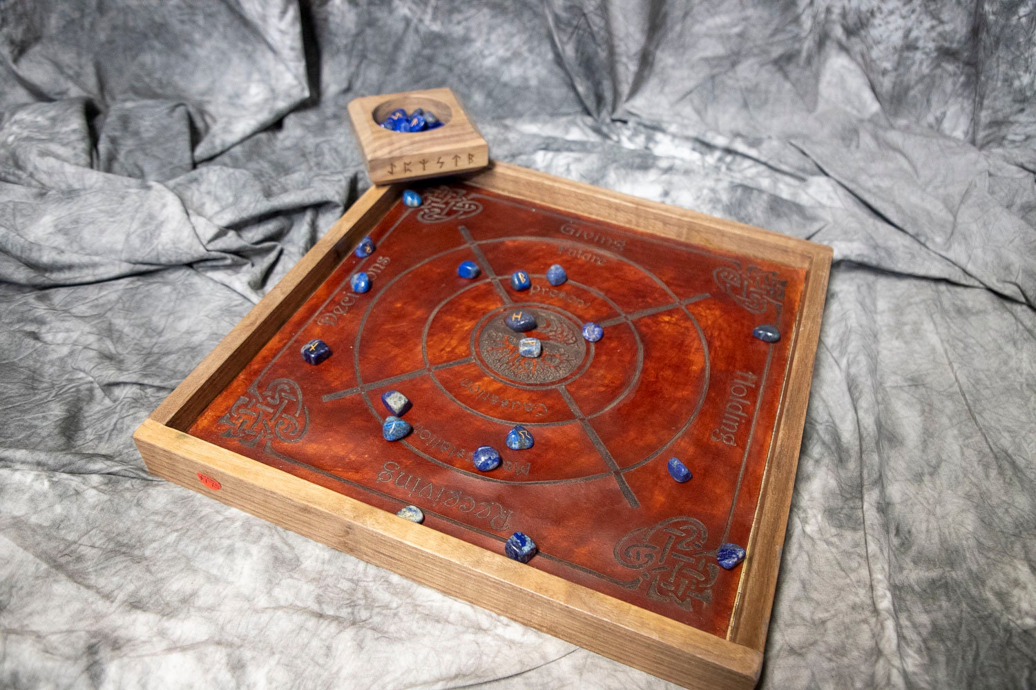 Celtic Rune Board and Rune Holder - Etsy