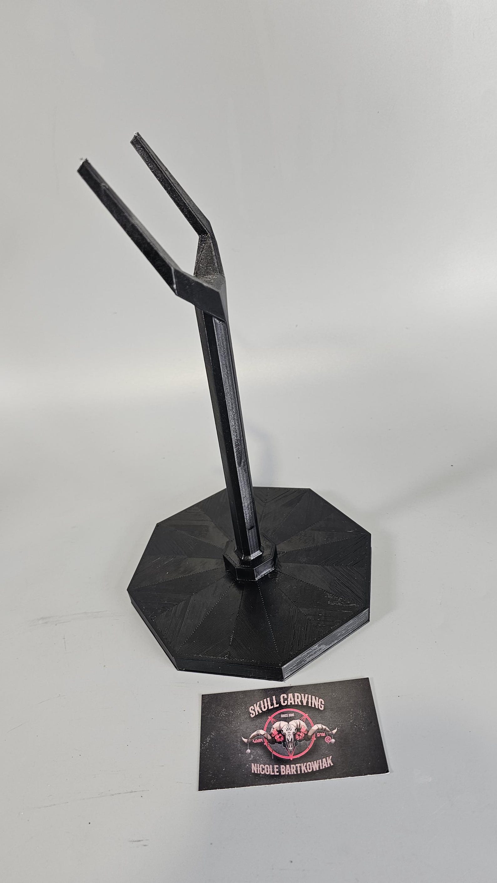 MADE TO ORDER Skull Holder Stand Display Plastic Solid Steady - Etsy
