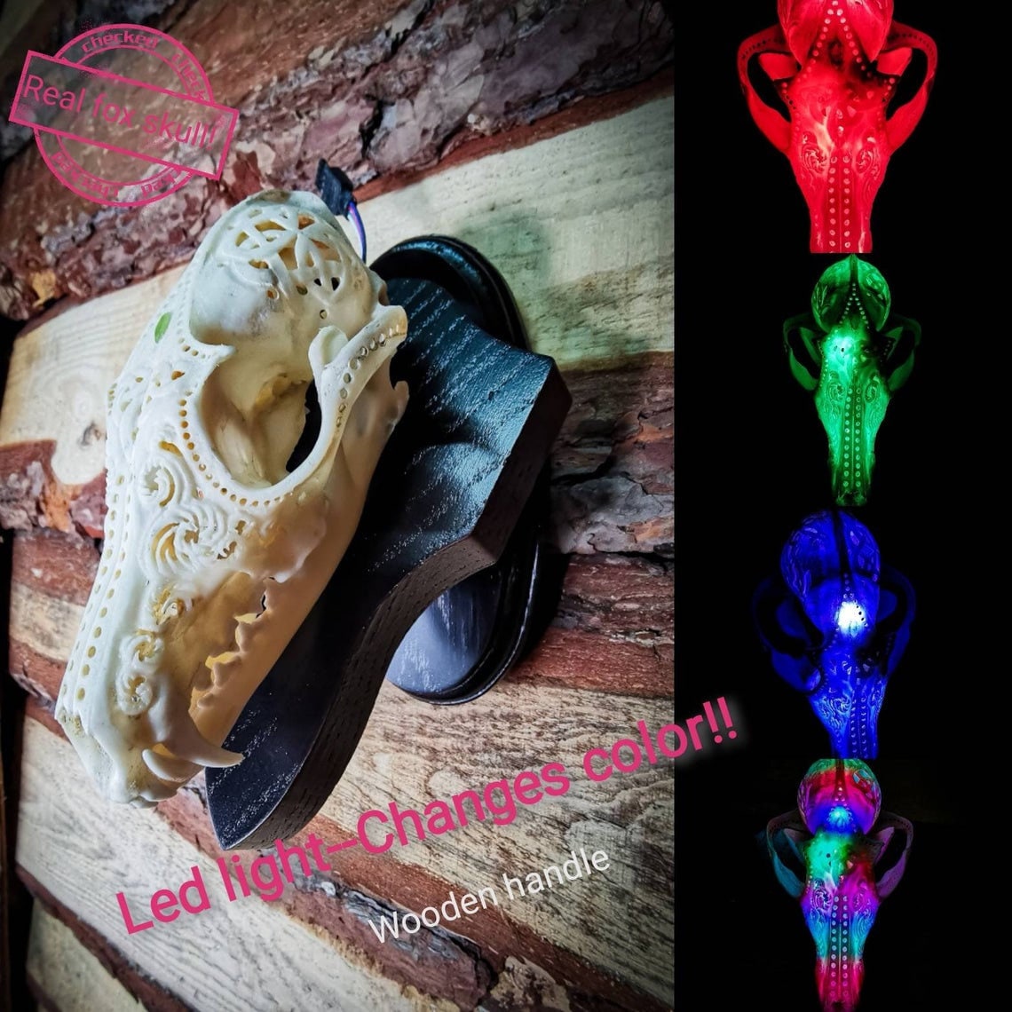 MADE TO ORDER Real Roe Deer Skull Impressive Flourish | Etsy