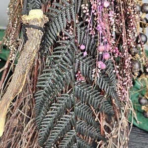 Handmade Witch Broom With Roe Deer Skull, Dried Flowers & Antlers - Etsy