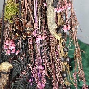 Handmade Witch Broom With Roe Deer Skull, Dried Flowers & Antlers - Etsy