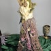 Handmade Witch Broom With Roe Deer Skull, Dried Flowers & Antlers - Etsy