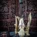 Fox Skull Candleholder: Gothic Altar Decor With Amethyst & Antlers - Etsy
