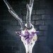 Made to Order Real Roe Deer Skull With Amethyst Crystals Stones Lower ...