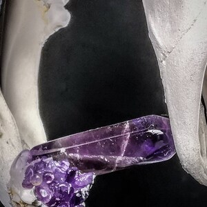 Made to Order Real Roe Deer Skull With Amethyst Crystals Stones Lower ...