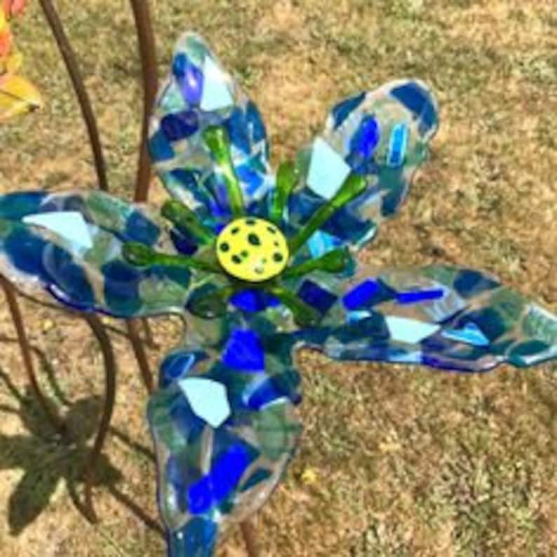 Making Scrap Glass Fused Flowers PDF Instructions - Etsy