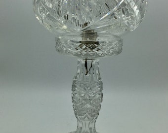 Diamond cut glass | Etsy