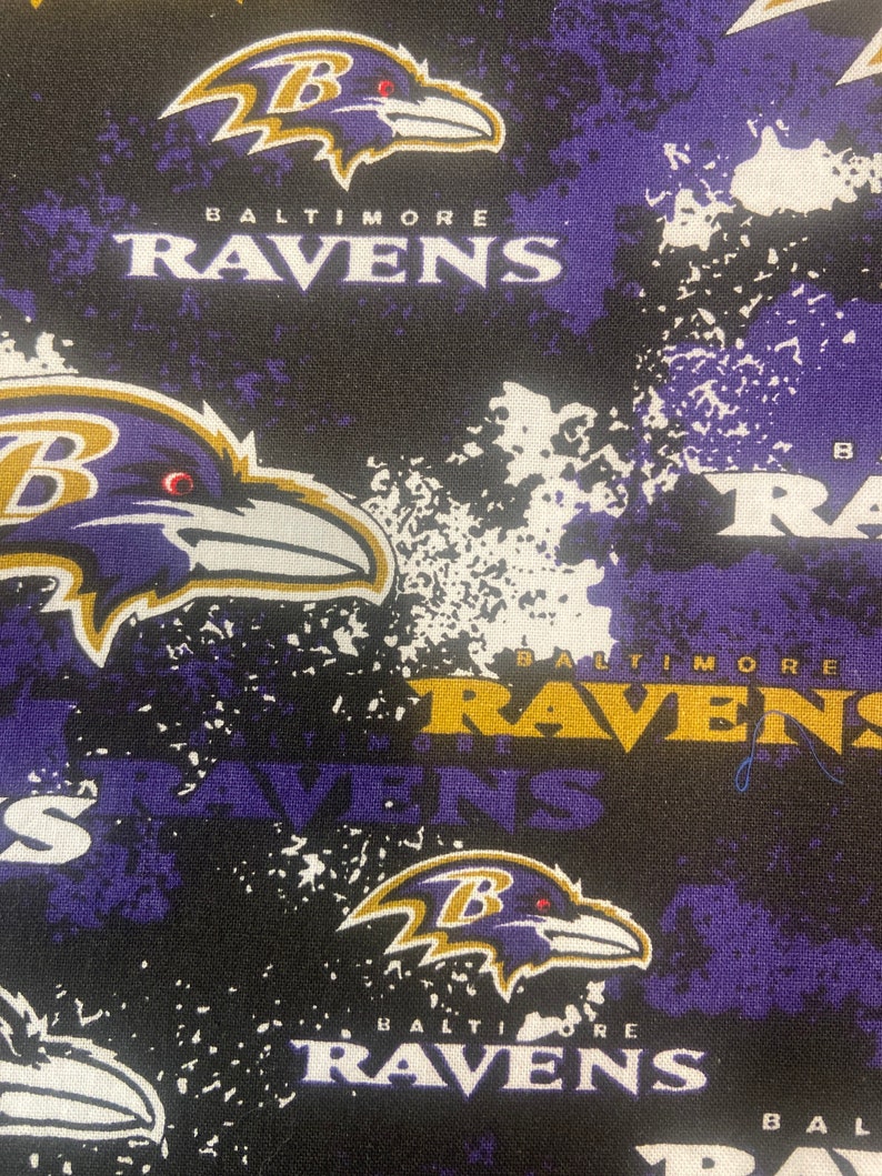 Baltimore Ravens Face Mask / Filter Pocket / Nose Wire / 3 - Etsy