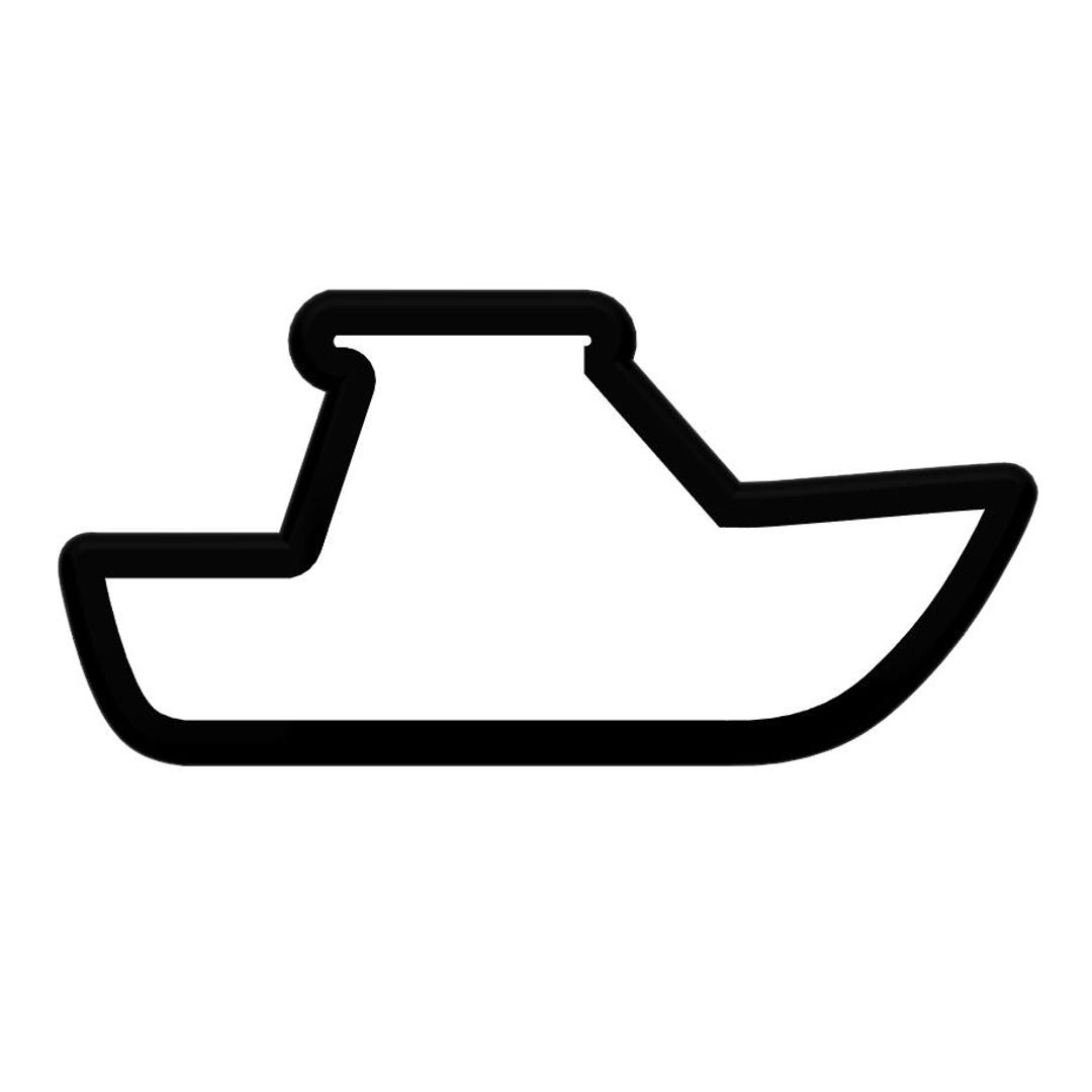 Boat Cookie Cutter - Beach Party Cupcake Topper - Summer Fondant Cutter ...