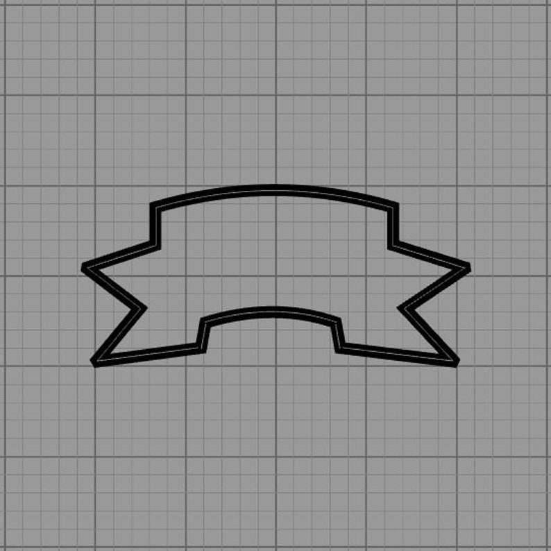 Banner Cookie Cutter Ribbon Fondant Cutter Baby Shower | Etsy