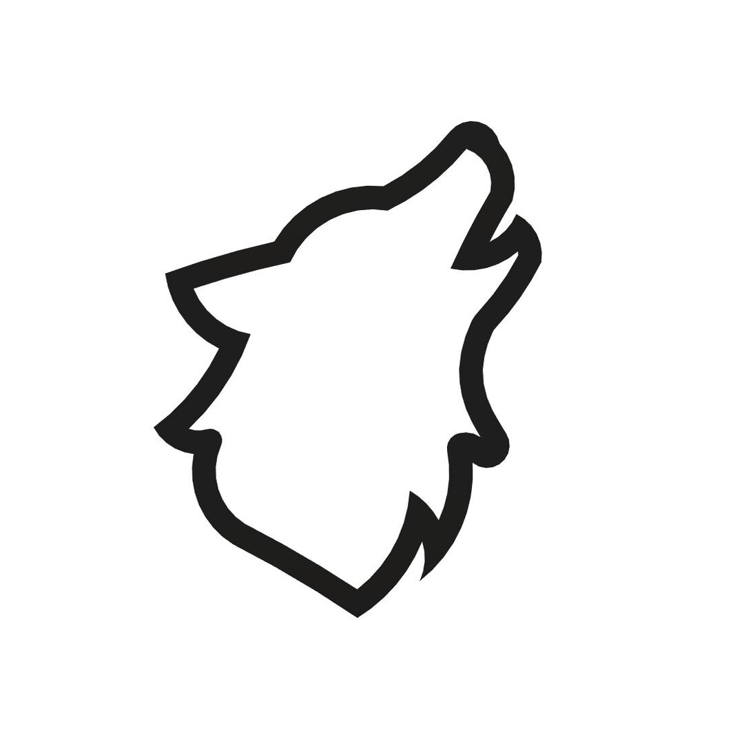 Wolf Cookie Cutter - Howling Wolf Head Cutter - Werewolf Cookies - Wild ...