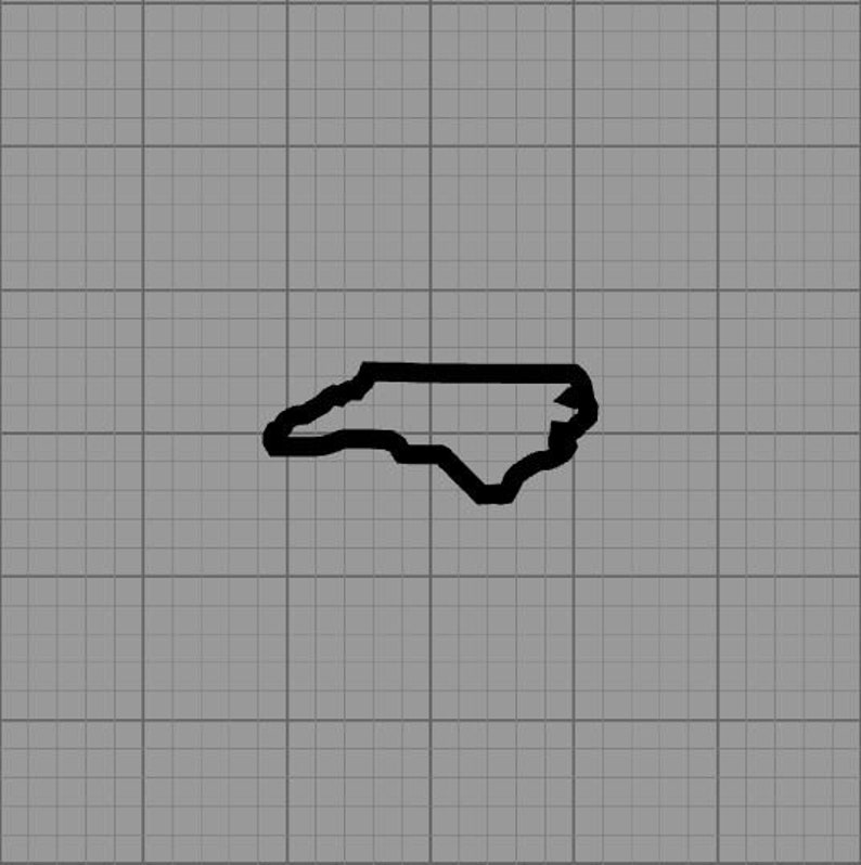 North Carolina Cookie Cutter - North Carolina State Fondant Cutter ...