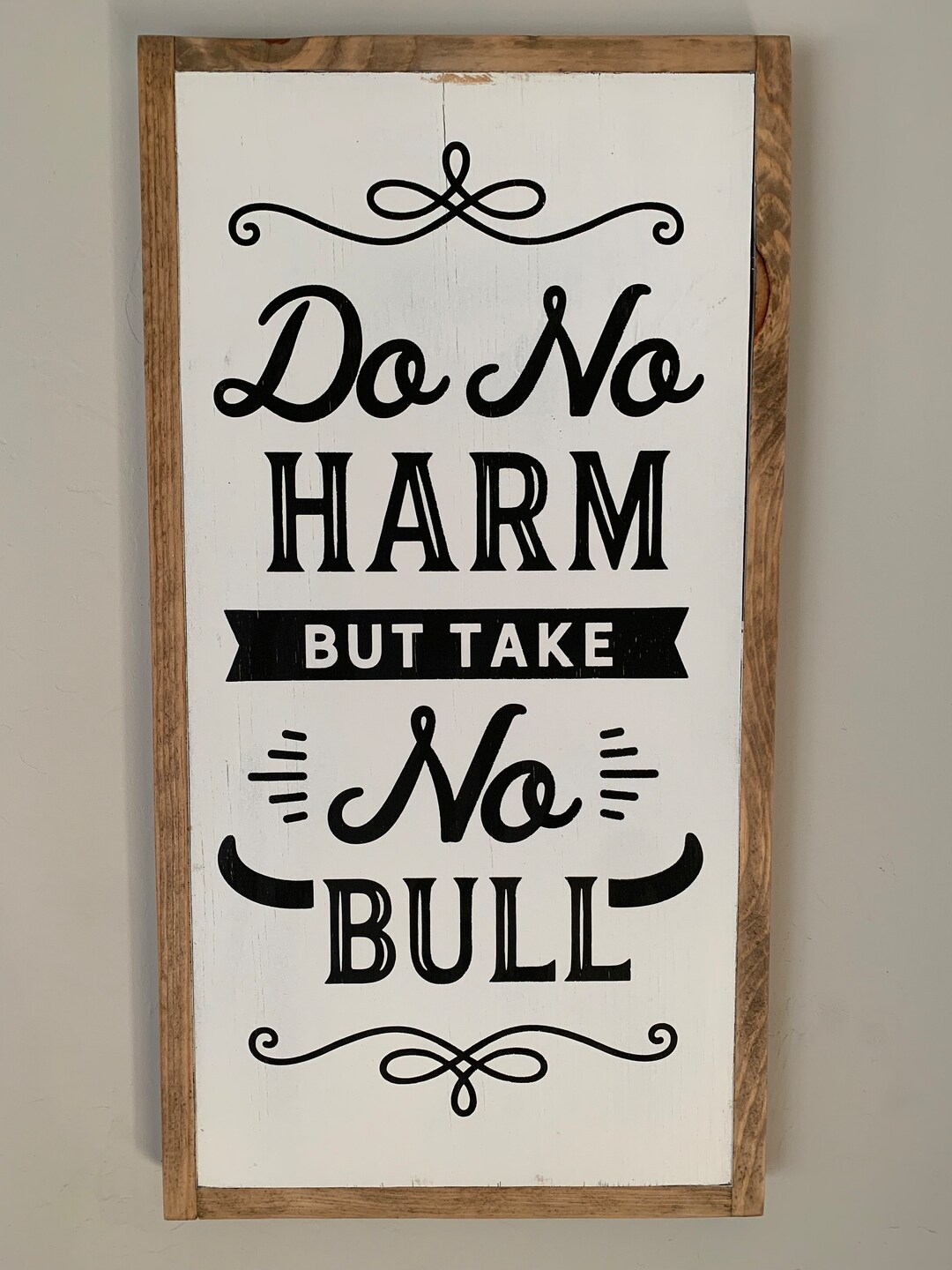 12x24” Do No Harm Sign - Etsy