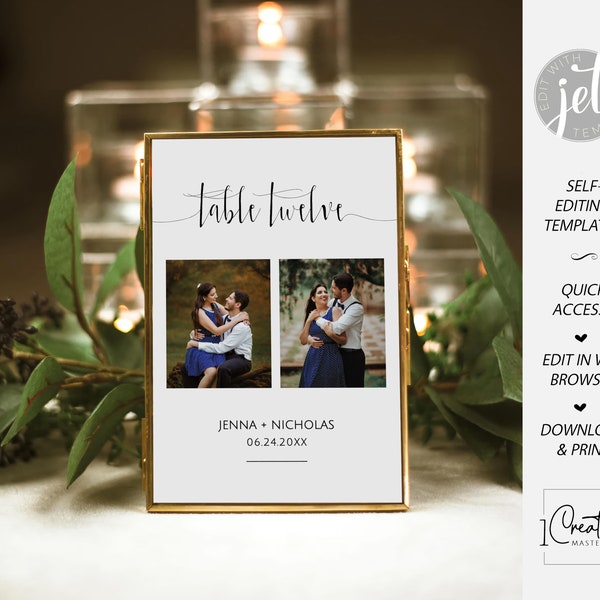 Photo Table Numbers - Etsy