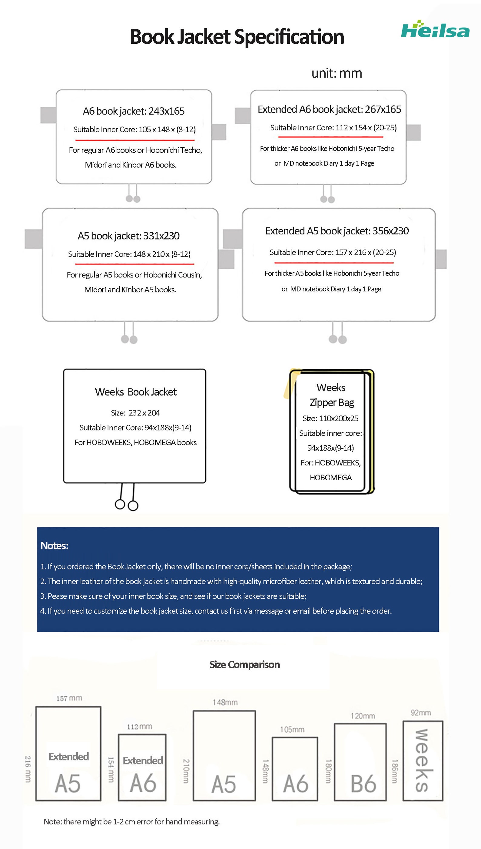 Handmade Hobonichi Techo Weeks Cover wallet-size/cover Only - Etsy