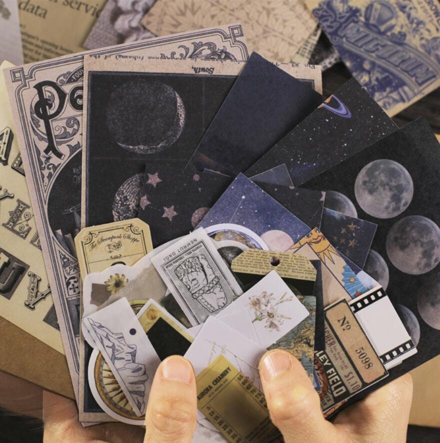 Junk Journal Kit Scrapbook Stickers Nature Flower Plant Star - Etsy