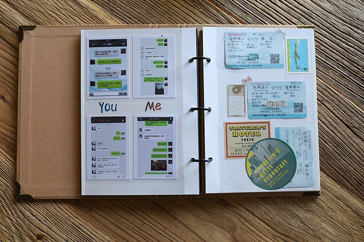 Self-adhesive Paper Sheets for Photo Albums 3 Hole 16.523.5cm | Etsy