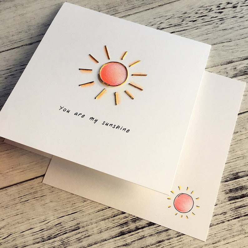 Sun Moon Star Greeting Cards and Envelopes Personalized Anniversary ...