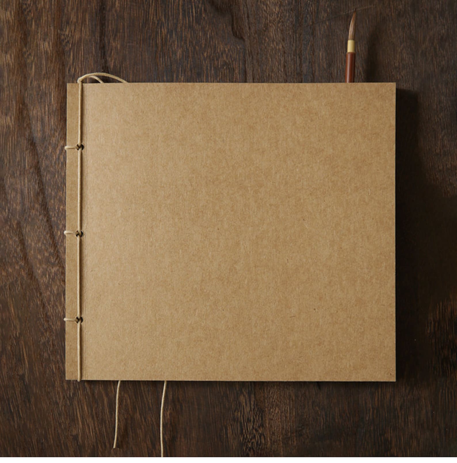 Blank Retro Thread-bound Notebook Journal Guest Book Memory | Etsy