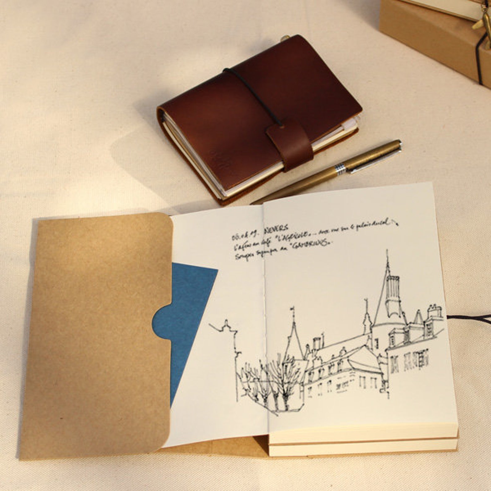 Thick Kraft Brown Paper Notebook Blank Notebook Journal - Etsy