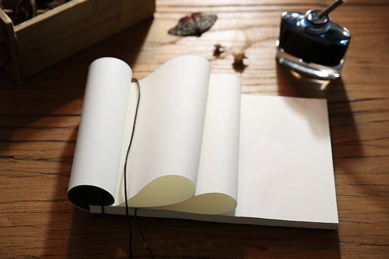 Army Green Felt Retro Thread-bound Book Journal Sketch Book - Etsy