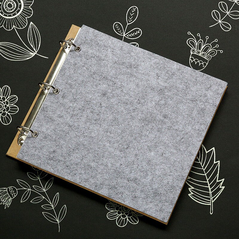 Felt Cover Scrapbook Album. Journal and Notebooks. Memory | Etsy