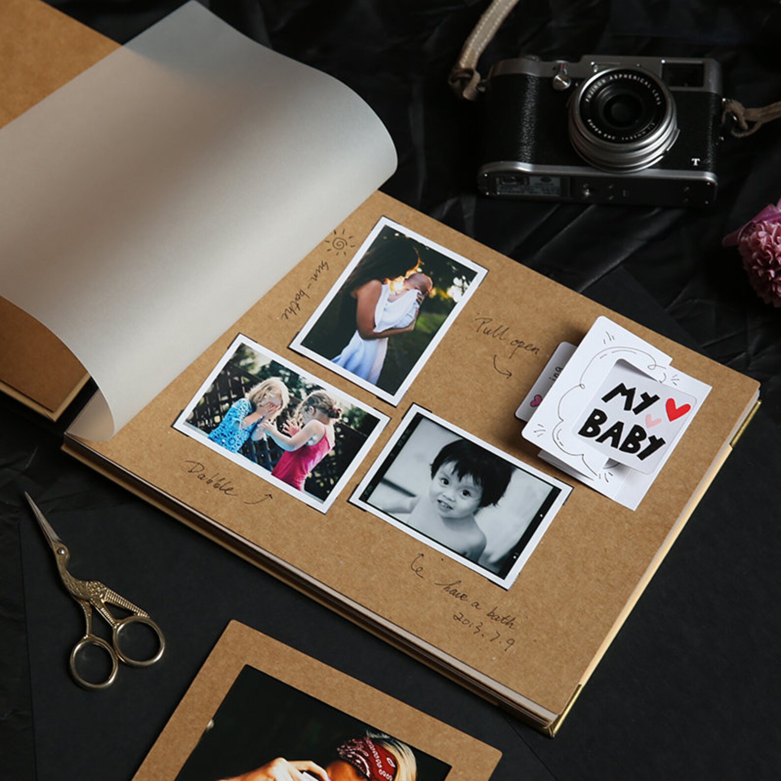 A4 Scrapbook Photo Album 40 Page. Wedding Scapbook. Sketch Book ...